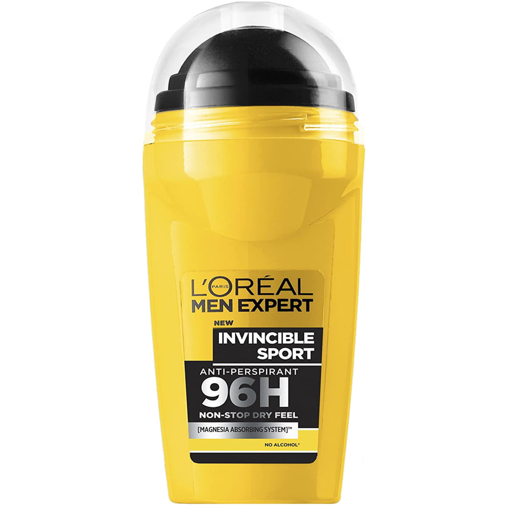 Loreal Deodorant 50ml Men Expert Roll On Invincible Sport | Head2Toes ...