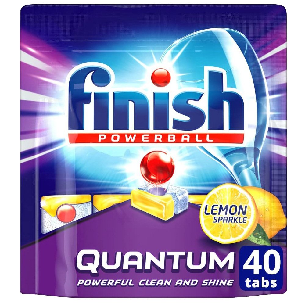 Finish Power Ball Quantum Lemon 40 Tabs | Head2Toes Beauty Store UAE