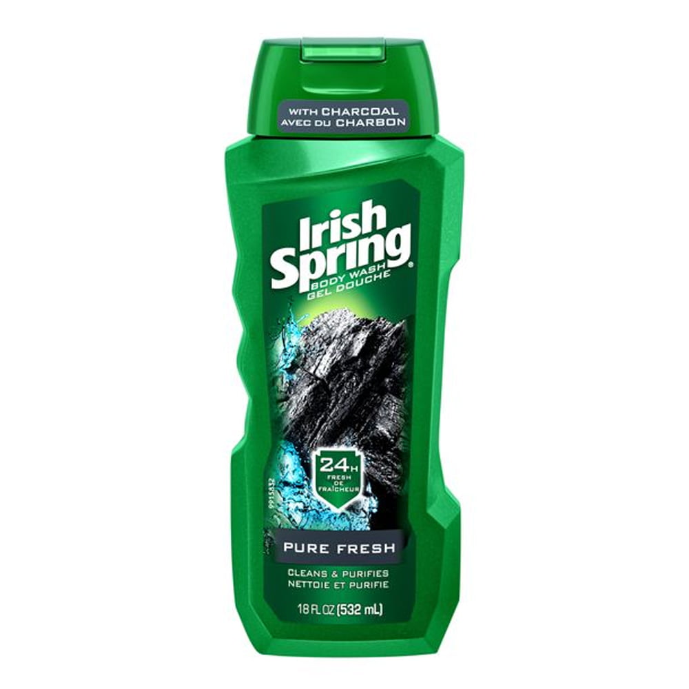 Irish Body Wash 532ml Spring Pure Fresh Charcoal | Head2Toes Beauty ...