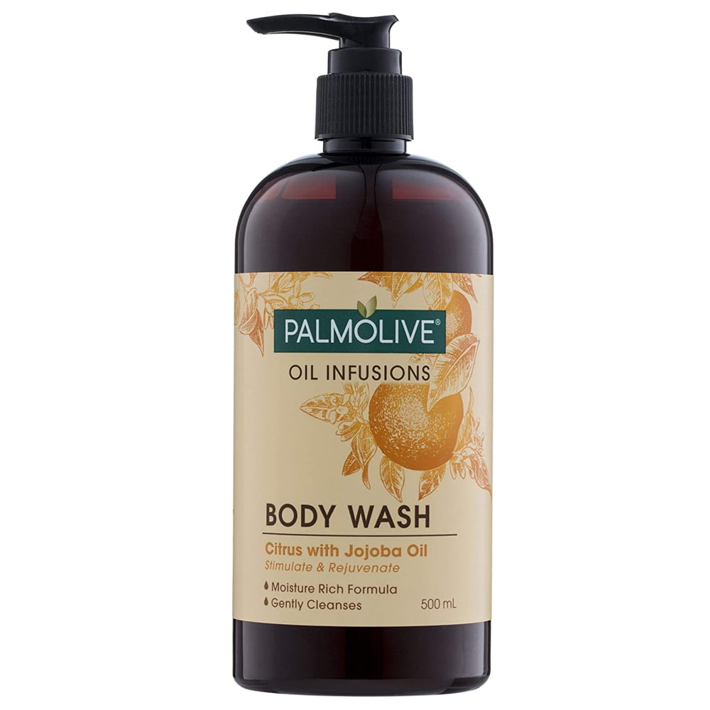 Palmolive Body Wash 500mL Oil Infusions Citrus with Jojoba Oil ...
