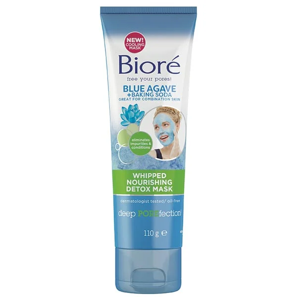 Biore Mask 110g Blue Agave and Baking Soda Whipped Nourishing Detox ...